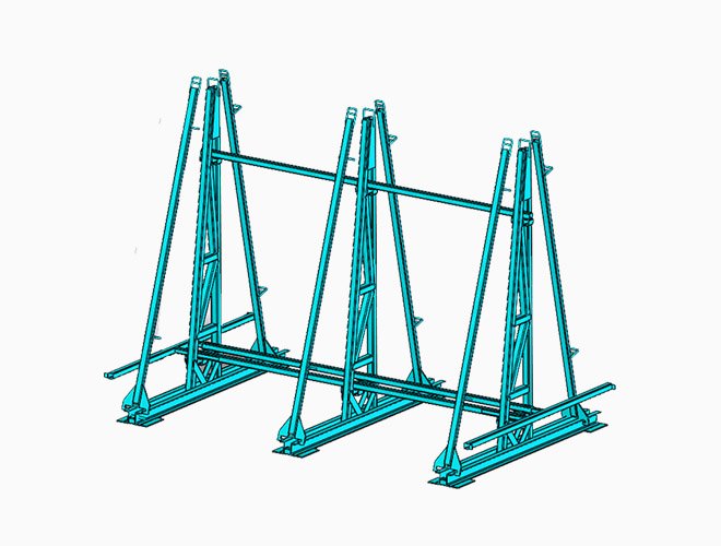 Glass Rack - Glass Laminated Machine,Glass Storage System,Glass Lifter